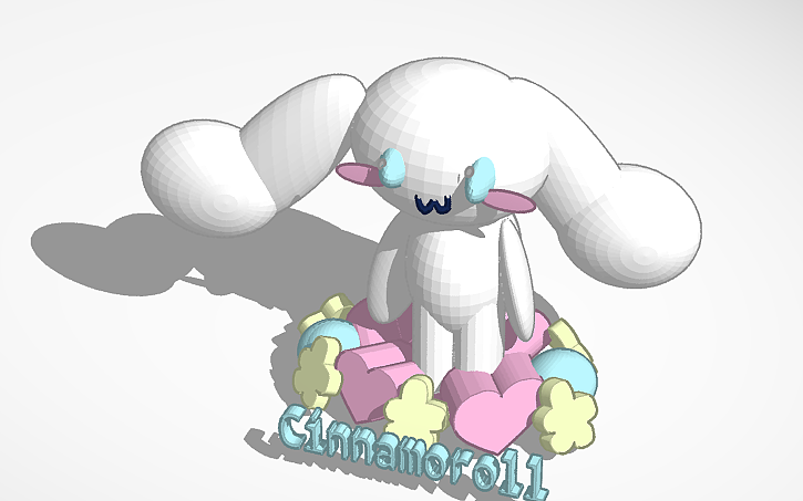 3D design Cinnamoroll - Tinkercad