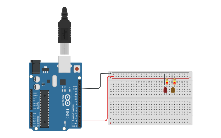 Circuit design LIGAR LED - Tinkercad Circuit design LIGAR LED - Tinkercad