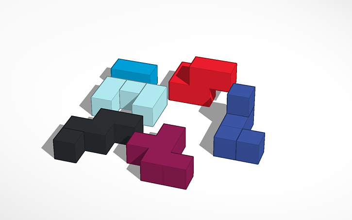 3D design Separate Pieces - Tinkercad