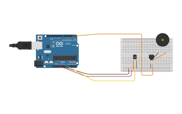 Circuit design Sensor de Temperatura con piezo - Tinkercad