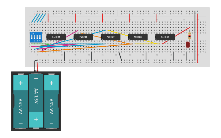 Circuit design Q1 | Tinkercad