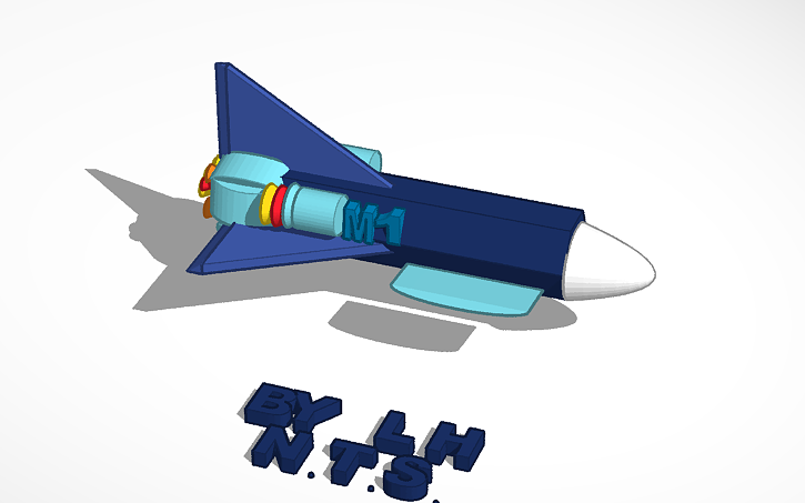 3D design Spaceship - Tinkercad