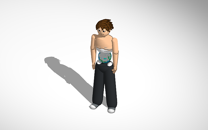 3D design SCP-007 (Abdominal Planet) - Tinkercad