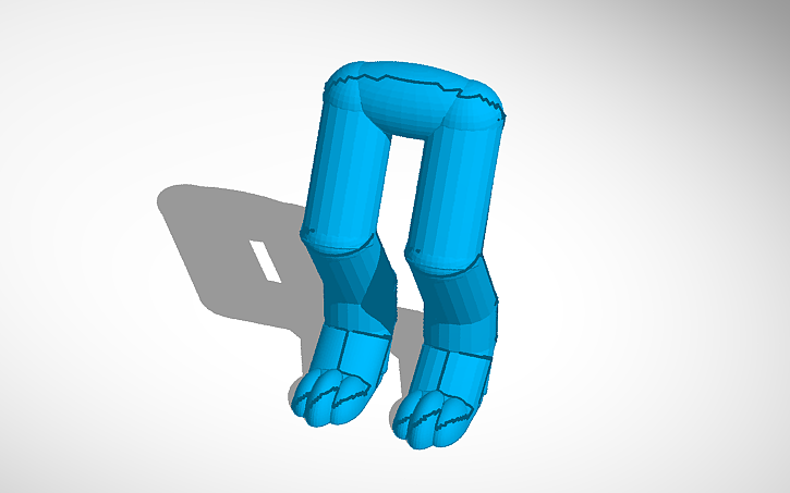 3D design Furry Legs | Tinkercad