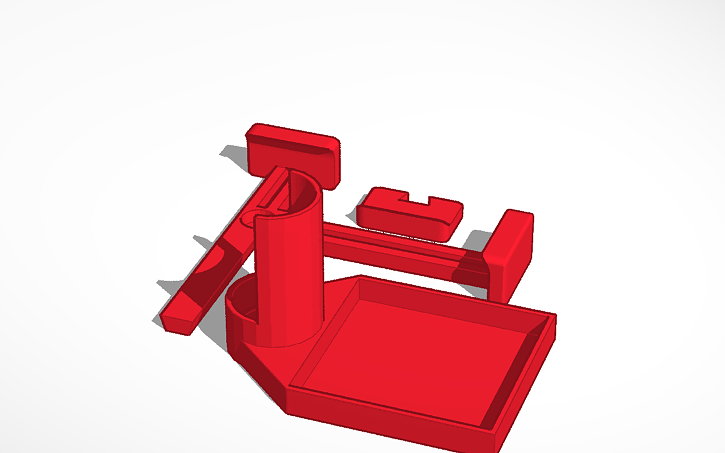 3D design microscope phone holder. no eye piece | Tinkercad