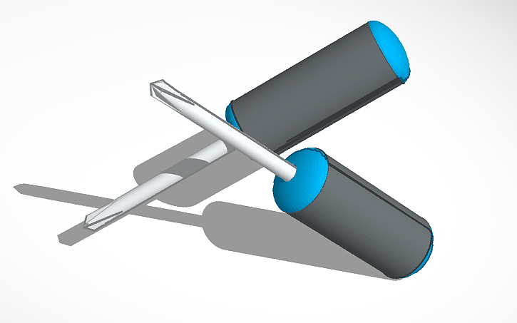 3D design SCREWDRIVER - Tinkercad