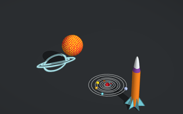 3D design space - Tinkercad