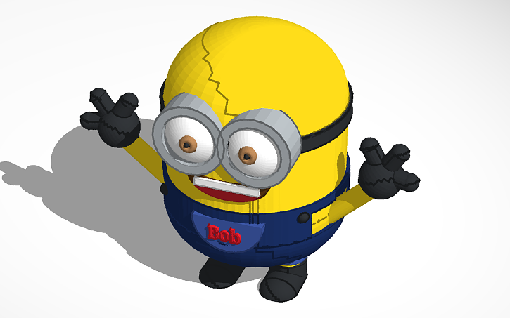 3D design Minion - Tinkercad