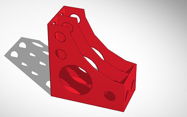 3D design Zine Box - Swiss Cheese - Tinkercad