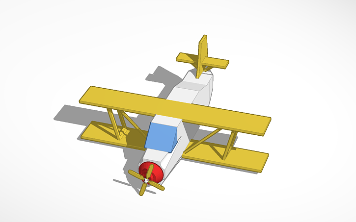 3D design plane - Tinkercad