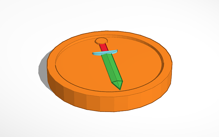 3d Design Checker Pieces Tinkercad