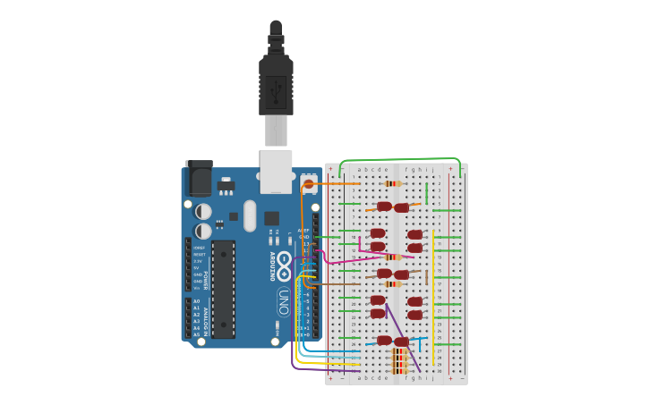 Circuit design Marko Armanious Final Exam 472 | Tinkercad
