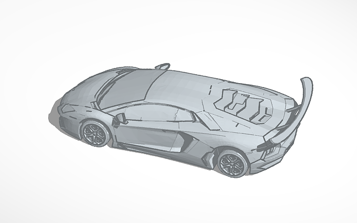 3D design my lambo | Tinkercad