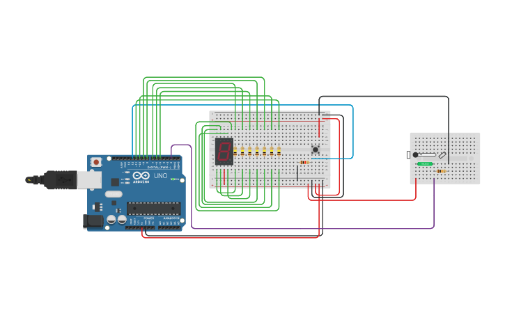 Circuit Design Random Shaker Generator Tinkercad