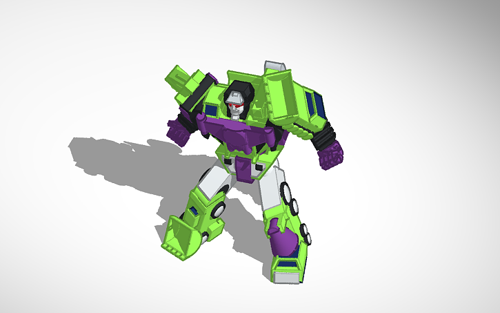 3D design Decepticon Devastator Minifigure for Transformers Titan sets ...