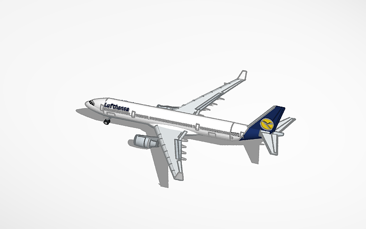 3D design A330 - Tinkercad