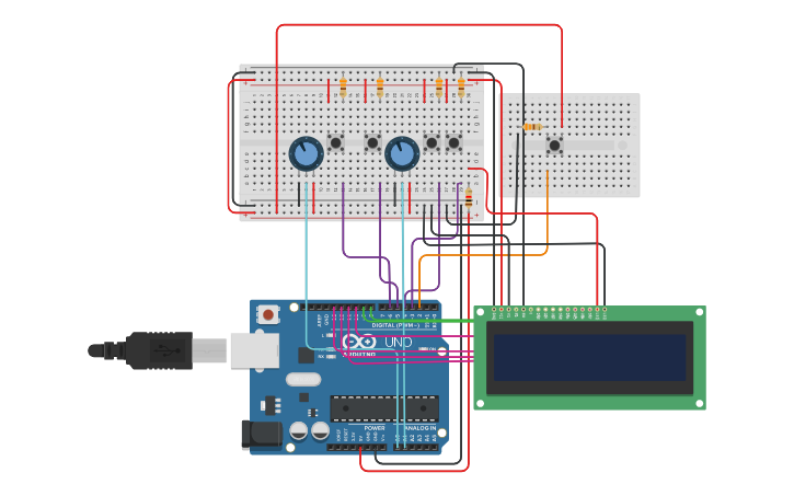 Circuit design Desafio2_uno - Tinkercad