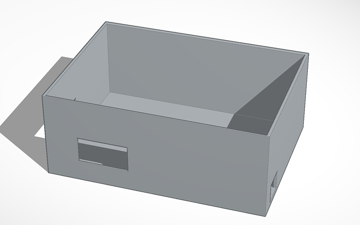 3D design USB RGB case | Tinkercad