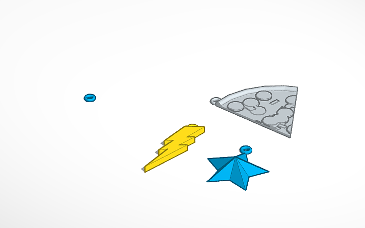 3D design Charm (simple) - Tinkercad