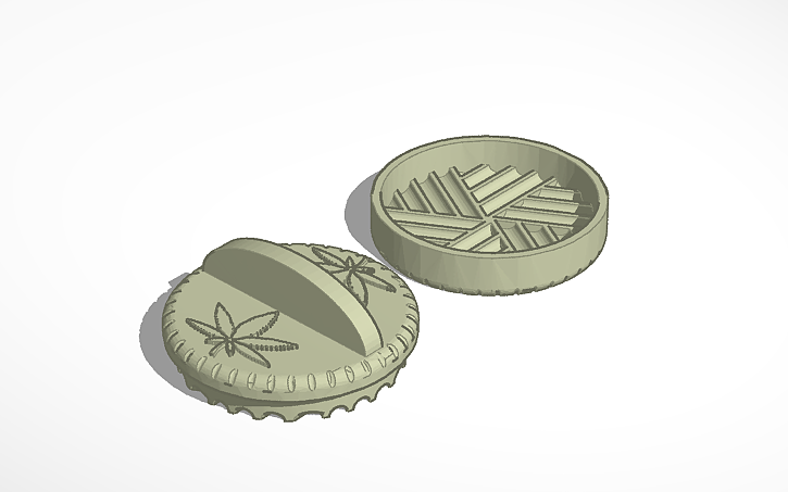 3D design grinder davidi - Tinkercad
