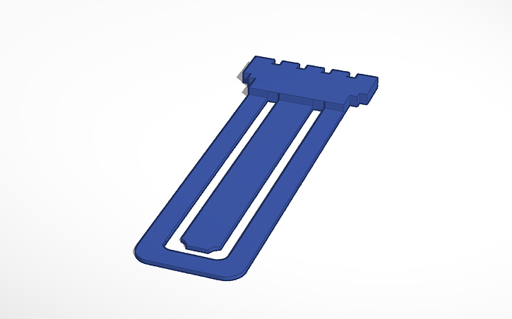 3D design Watchtower Bookmark - Tinkercad