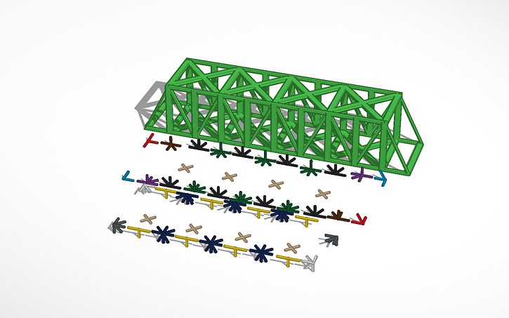 3D design bridge plan | Tinkercad