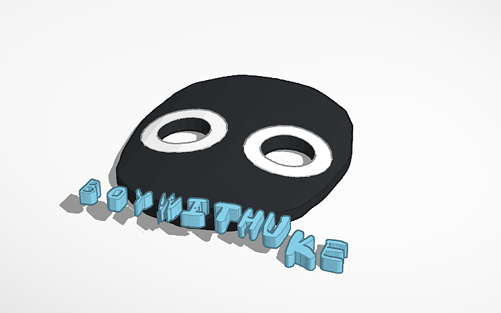 3D design BoyWithUke Mask - Tinkercad