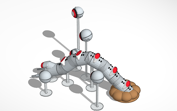 3D design Terraria Destroyer Model - Tinkercad