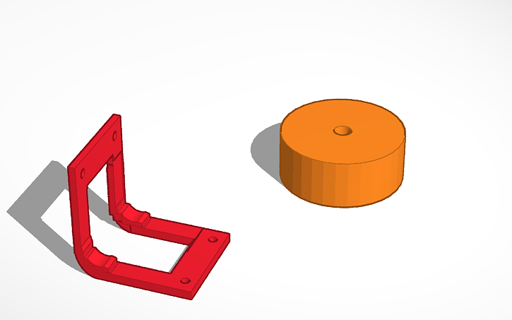 3D design Bracket & Wheel | Tinkercad