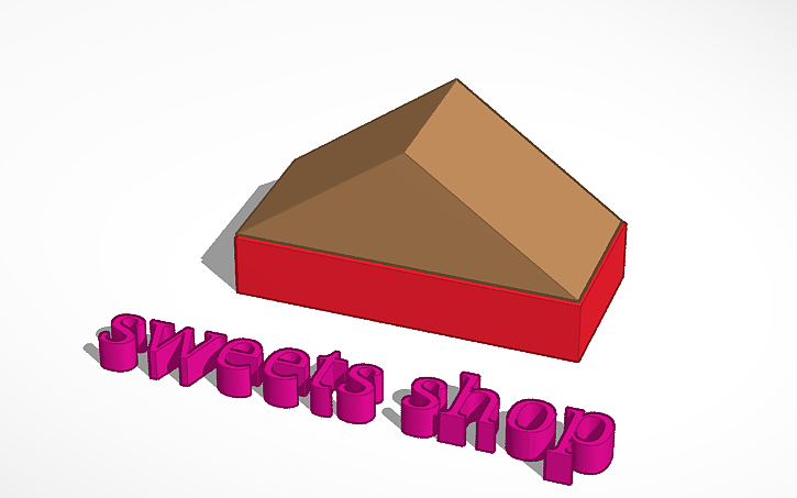 3D design sweet shop | Tinkercad