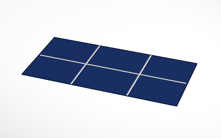 3D design Solar panel - Tinkercad
