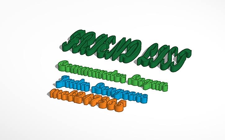 3D design friend LIST!!! - Tinkercad