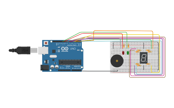 Circuit design Tarea programacion | Tinkercad