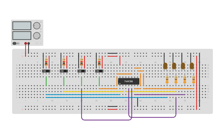 Circuit design AST 122 - MAÑACAP - BIT I-B - CIRCUIT NO.2 - Tinkercad