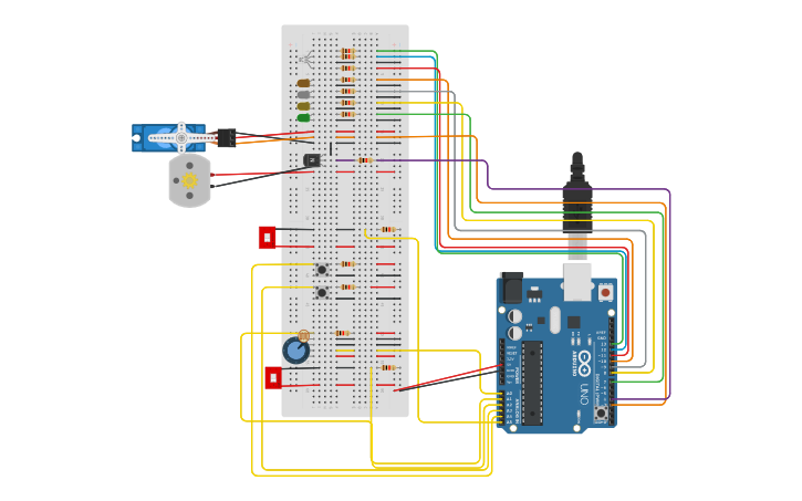 Circuit design Proyecto Arduino - Tinkercad