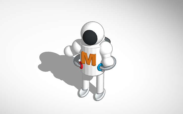 3D design Astronaut - Tinkercad