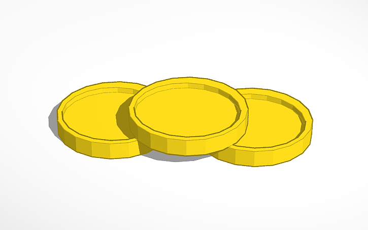 3D design DOORS COINS - Tinkercad