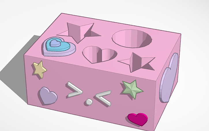 3D design Pencil Holder - Tinkercad