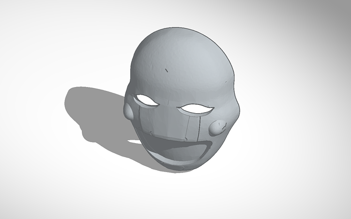 3D design Marionette's Mask - Tinkercad