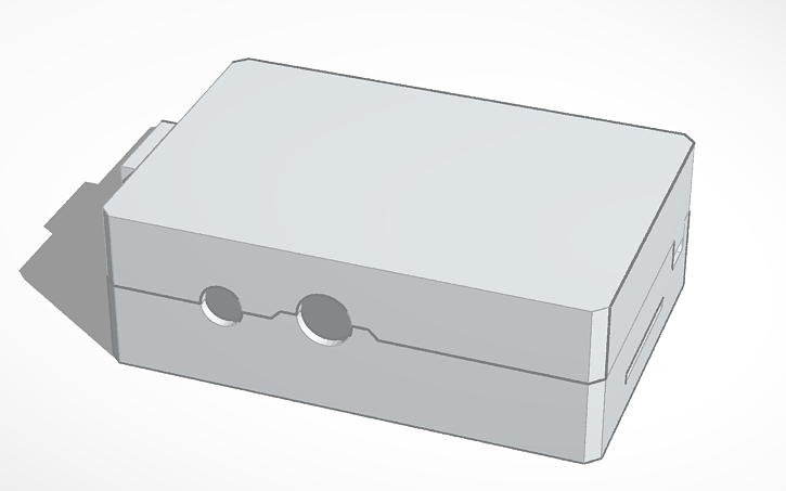 3D design Raspberry pi case - Tinkercad