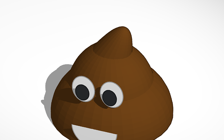 3D design Poo Emoji | Tinkercad