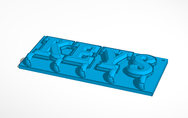 3D design KEY HOLDER | Tinkercad