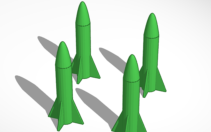 3D design Rockets - Tinkercad