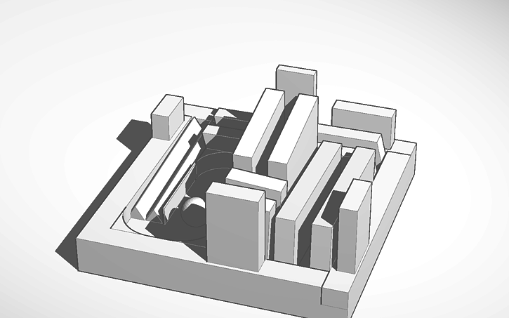 3D design three‐dimensional maze | Tinkercad