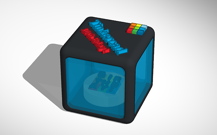 3D design #3D printer HAPPY BIRTHDAY | Tinkercad