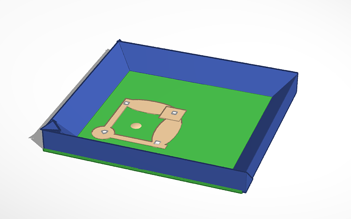 3D design Baseball stadium | Tinkercad
