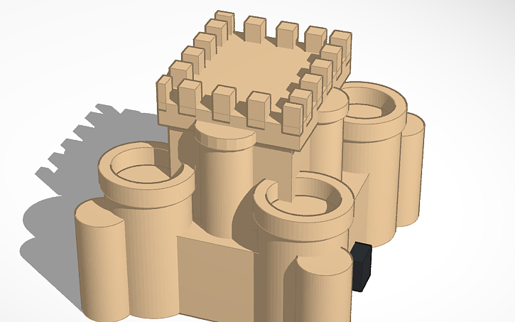 3D design Sandcastle - Tinkercad
