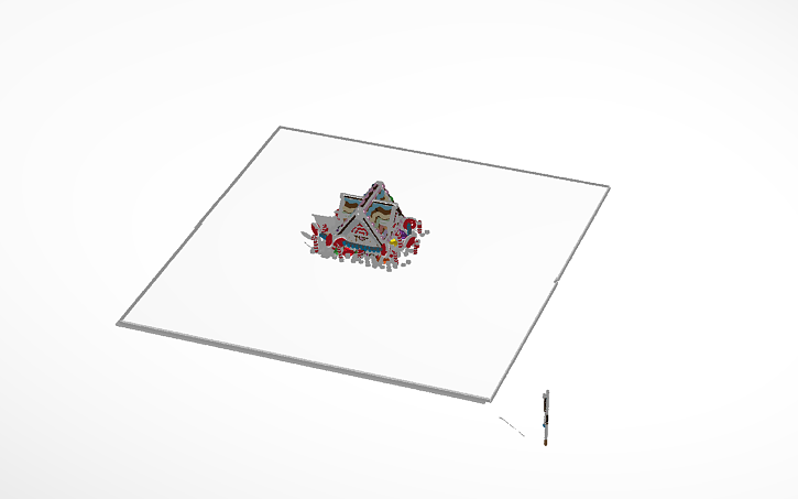 3D design Medieval Fantasy Gingerbread House - Tinkercad