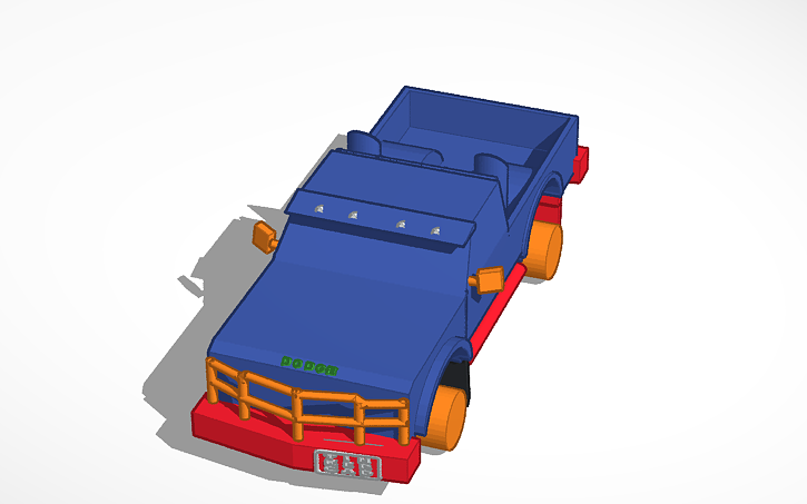 3D design dodge ram - Tinkercad