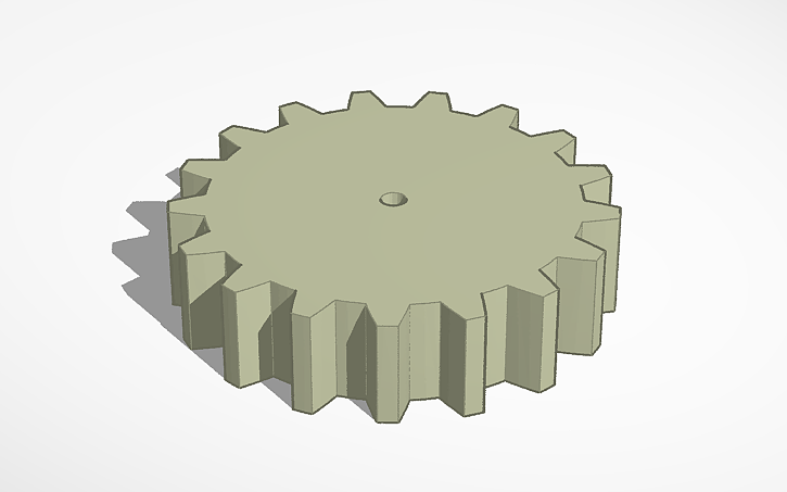 3D design Gear for motor car - Tinkercad